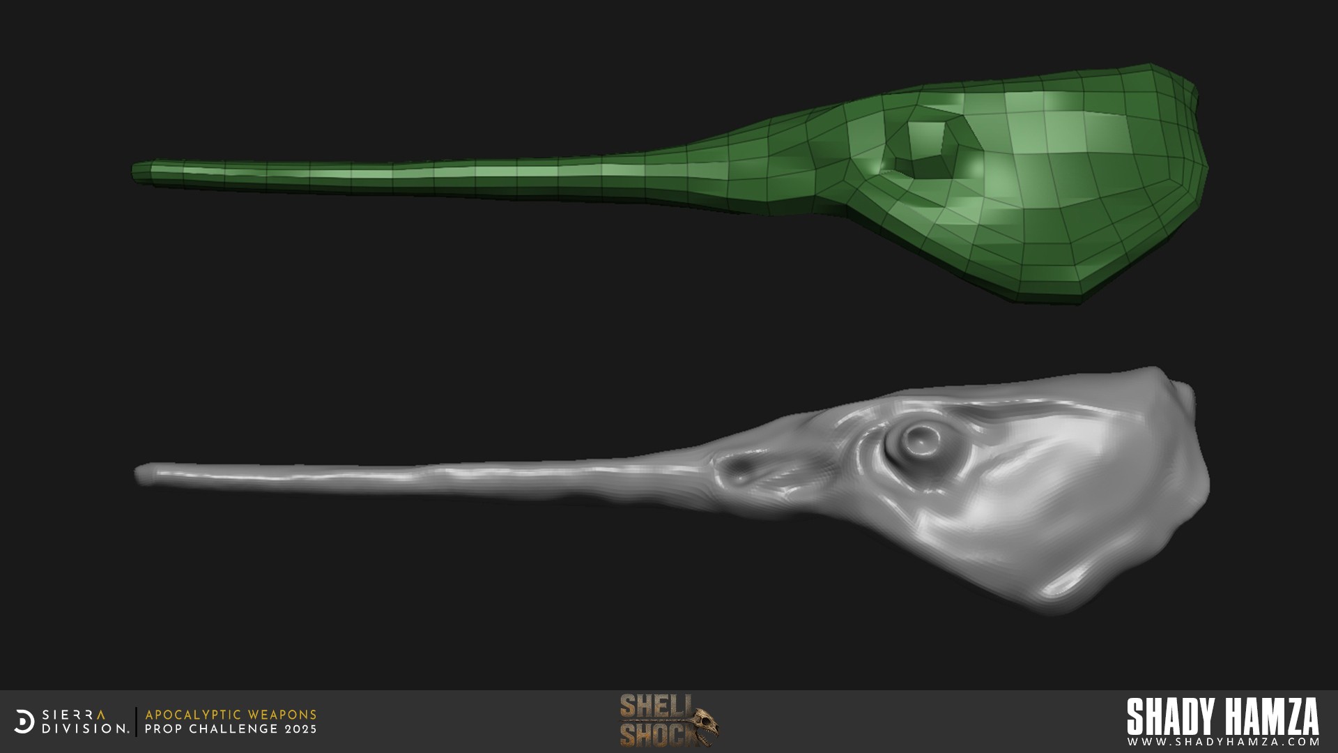 1ST PLACE - Apocalyptic Weapons: ShellShock - Shady Hamza - 3D Art ...