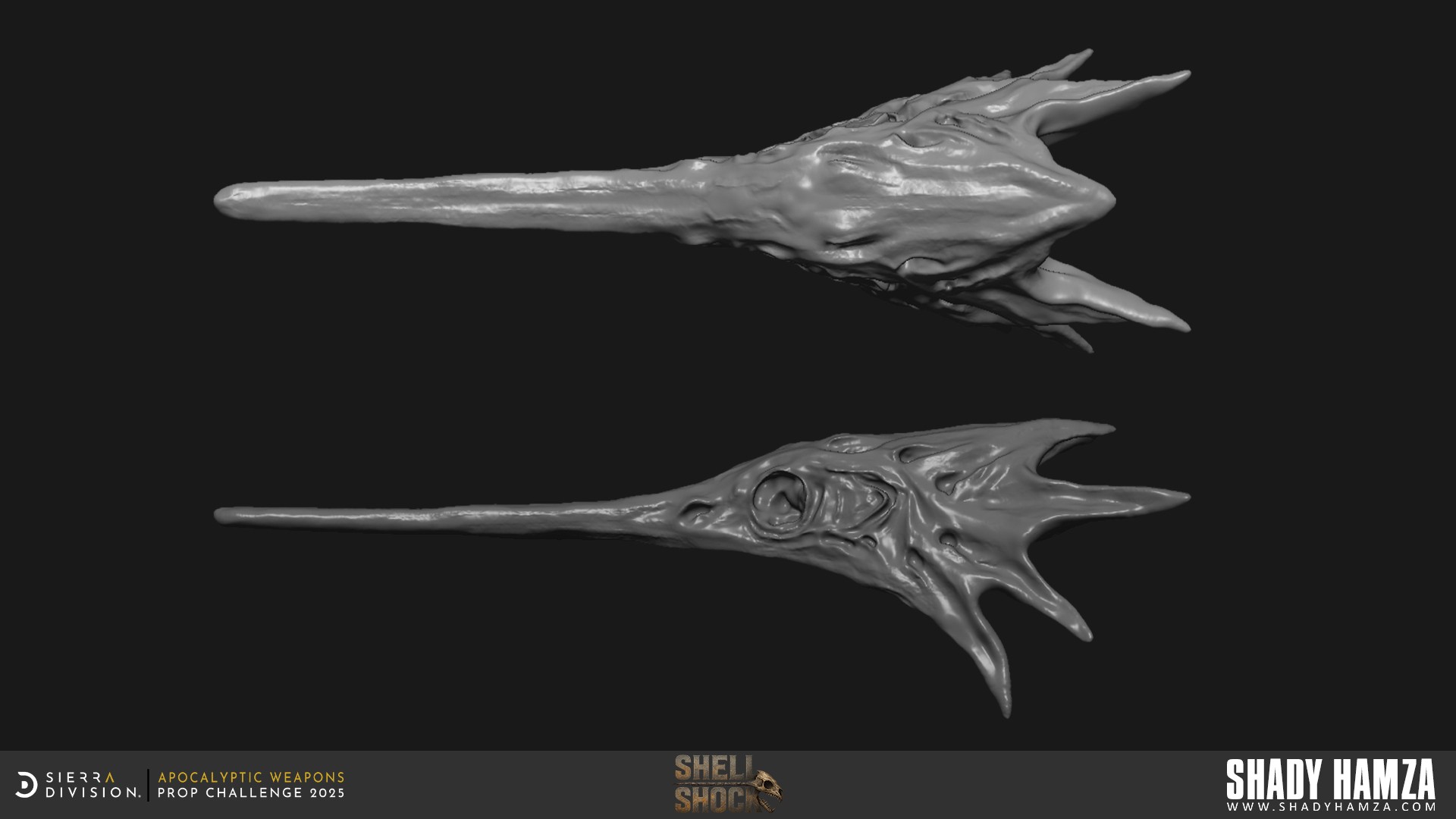 1ST PLACE - Apocalyptic Weapons: ShellShock - Shady Hamza - 3D Art ...