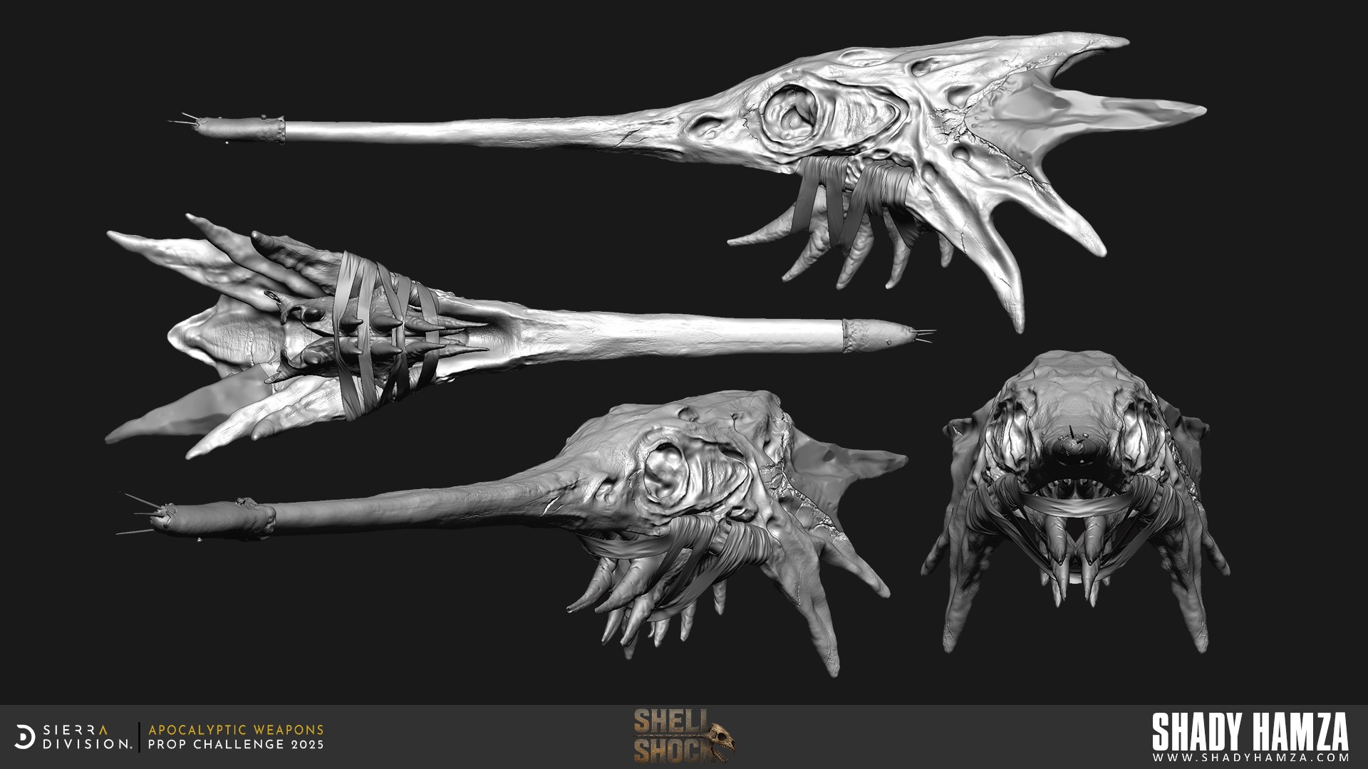 1ST PLACE - Apocalyptic Weapons: ShellShock - Shady Hamza - 3D Art ...