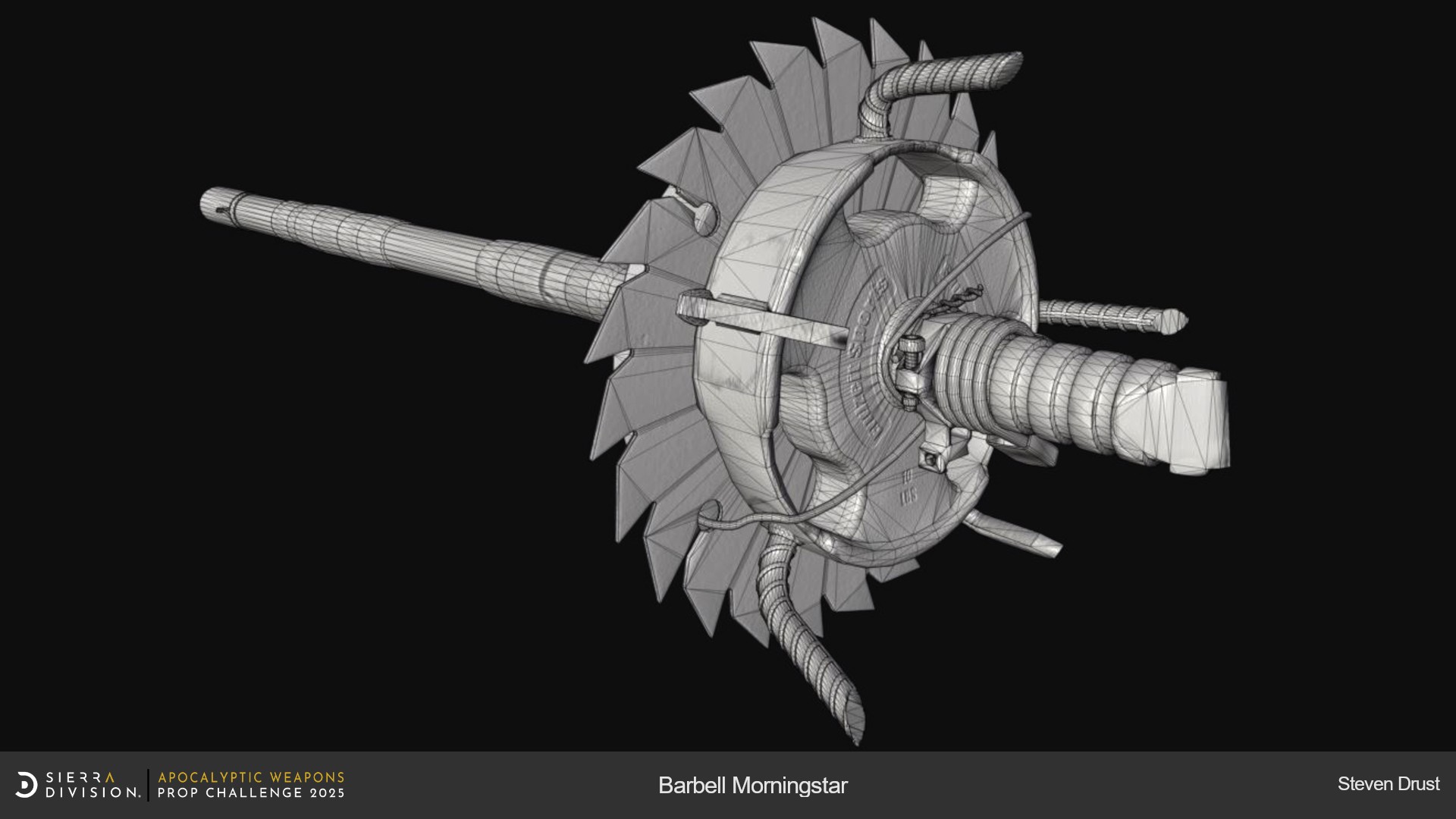Apocalyptic Weapons Challenge: Barbell Morningstar - Steven Drust - 3D ...